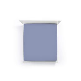 Formesse Spannbettlaken Bella Donna Jersey in Blaugrau | Gr.: 140-x-200-cm