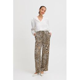 b. young BYICAT PANTS - LIGHT WOVEN Loose fit in Black Mix | Gr.: 34