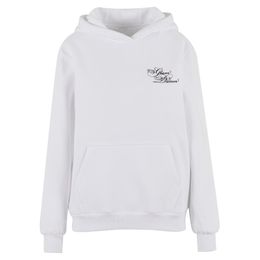 Mister Tee Give A Damn Ladies Fluffy Hoody in white | Gr.: XS