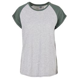 Urban Classics T-Shirt in lightgrey/paleleaf | Gr.: XL