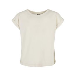 Urban Classics Damen Girls Organic Extended Shoulder Tee in whitesand | Gr.: 134/140