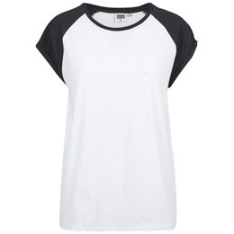 Urban Classics T-Shirt in white/black | Gr.: XS
