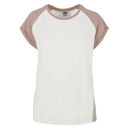 Urban Classics T-Shirt in whitesand/duskrose | Gr.: M