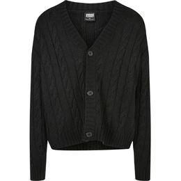 Urban Classics Cardigan in black | Gr.: 5XL