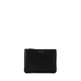 Comme des Gar&ccedil;ons Comme des Garcons Portemonnaies - Large Black Cowhide Wallet - Gr. unisize - in Schwarz - f&uuml;r Damen