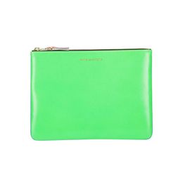 Comme des Gar&ccedil;ons Comme des Garcons Portemonnaies - Color-Block Leather Wallet - Gr. unisize - in Gr&uuml;n - f&uuml;r Damen