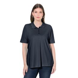 Ulla Popken Poloshirt in marine | Gr.: 46-48