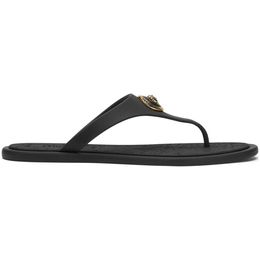 Versace Slipper & Pantoletten - Sandals Black - Gr. 39 (EU) - in Schwarz - f&uuml;r Damen