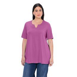 Ulla Popken Shirt in krokus lila | Gr.: 58-60