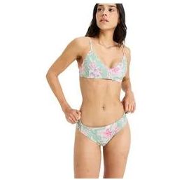 Bikini-Hose Roxy "Hibiscus Island", Damen, Gr. XS, US-Gr&ouml;&szlig;en, basil kartofeel swim, Obermaterial: 85% Microfaser, 15% Elasthan;, Badehosen Bikini-Hose