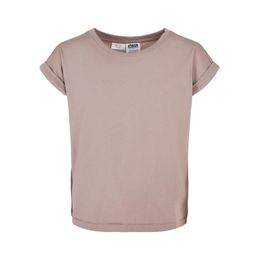 Urban Classics Damen Girls Organic Extended Shoulder Tee in duskrose | Gr.: 110/116