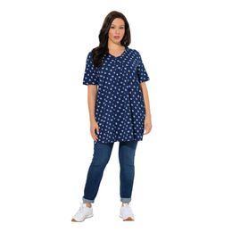 Ulla Popken Shirt in tintenblau | Gr.: 46-48