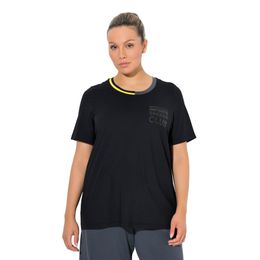 Ulla Popken Shirt in schwarz | Gr.: 54-56