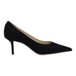 Jimmy Choo Pumps & High Heels - Suede Pointed Pumps - Gr. 36,5 (EU) - in Schwarz - f&uuml;r Damen