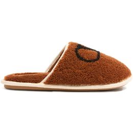 Valentino Garavani Slipper & Pantoletten - Sandals Leather Brown - Gr. 43 (EU) - in Braun - f&uuml;r Damen