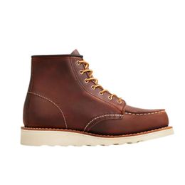 REDWING Stiefel - Classic Moc Boot - Gr. 6_5 - in Rot - f&uuml;r Damen