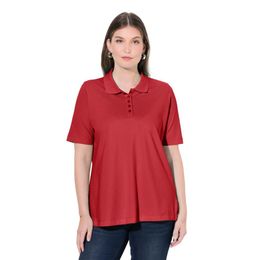 Ulla Popken Poloshirt in mohn | Gr.: 62/64