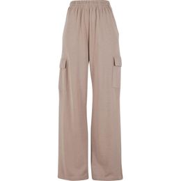 Urban Classics Damen Ladies Baggy Light Terry Sweat Pants in duskrose | Gr.: XS