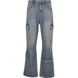 2Y Studios Vorin Cargo Baggy Jeans in vintage blue | Gr.: 38