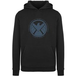 F4NT4STIC Sweatshirt 'Marvel Avengers Agent Of SHIELD Logistics Division' male Black size XS