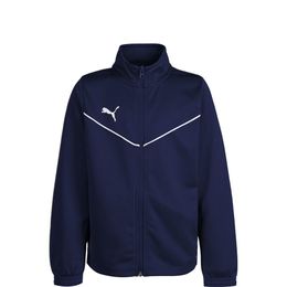 Puma Sportjacke 'TeamRise' Jungen Gr&ouml;&szlig;e 176 navy / wei&szlig;
