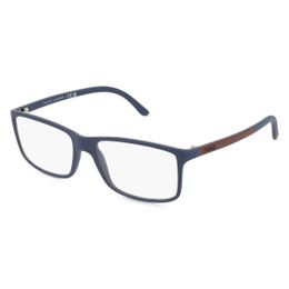 Polo Ralph Lauren PH2126 Brille Herren | Fassung: Vollrand, Quadratisch, Blau Matt