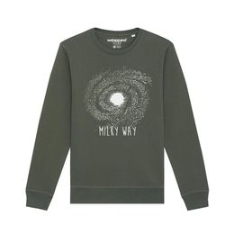 Watapparel Sweatshirt ' Milky way ' male Green size XL