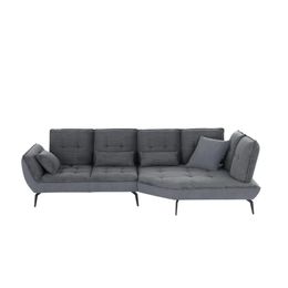 Vito Ecksofa mit Sitztiefenverstellung Ticona grau Ma&szlig;e (cm): B: 336 H: 93 T: 185.0 &raquo; H&ouml;ffner