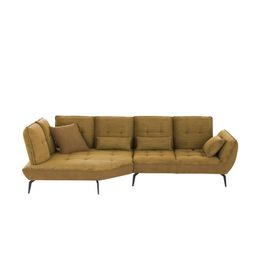 Vito Ecksofa mit Sitztiefenverstellung Ticona gelb Ma&szlig;e (cm): B: 336 H: 93 T: 169.0 &raquo; H&ouml;ffner