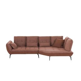 Vito Ecksofa mit Sitztiefenverstellung Ticona kupfer Ma&szlig;e (cm): B: 336 H: 93 T: 185.0 &raquo; H&ouml;ffner