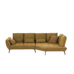 Vito Ecksofa mit Sitztiefenverstellung Ticona gelb Ma&szlig;e (cm): B: 320 H: 93 T: 169.0 &raquo; H&ouml;ffner