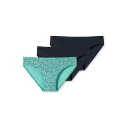 Schiesser Underpants girl Green, Black size 176