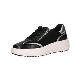 Caprice Sneaker Damen Gr&ouml;&szlig;e 39 schwarz / silber