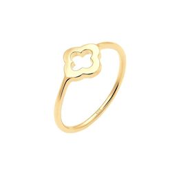 Elli Ring 'Kleeblatt' Damen Gr&ouml;&szlig;e 58 gold
