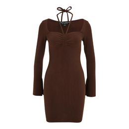 Dorothy Perkins Kleid Damen Gr&ouml;&szlig;e 44 braun Winterkleid
