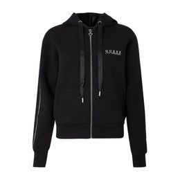 Guess Zip-Up Hoodie female Black size XS