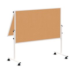 Maul Moderationstafel Maulsolid Standfu&szlig; Rollen 56 x 129 x 193.5 cm braun