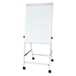 Maul Flipchart Mauloffice Vierbein Rollen 66 x 77.5 x 201.5 cm wei&szlig;