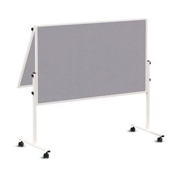 Maul Moderationstafel Maulsolid Standfu&szlig; Rollen 56 x 129 x 193.5 cm grau