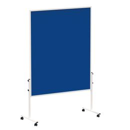 Maul Moderationstafel Maulsolid Standfu&szlig; Rollen 130 x 56 x 193.5 cm blau