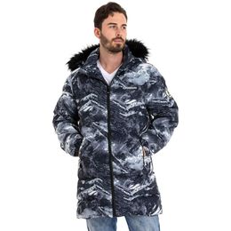 Cipo & Baxx Cipo & Baxx Winter Jacket male Grey size XXXL