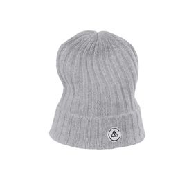 Cash-mere.ch Beanie male Grey size One Size