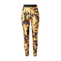 Versace Jeans Couture Leggings Damen Gr&ouml;&szlig;e L gelb / orange / schwarz
