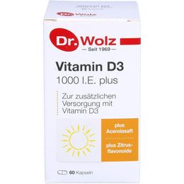 Dr. Wolz Zell GmbH Vitamin D3 1.000 I.E. plus Dr.Wolz Kapseln 60 St