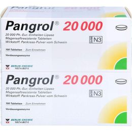 Pangrol 20.000 magensaftresistente Tabletten 200 St