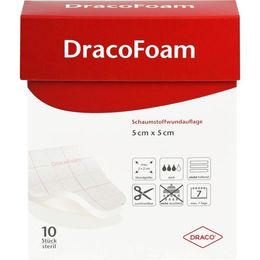 Dracofoam Schaumstoff Wundauflage 5x5 cm 10 St