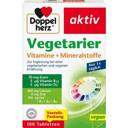 Queisser Doppelherz Vegetarier Vitamine+Mineralstoffe aktiv 100 St