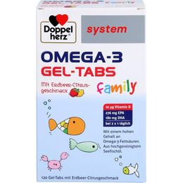 Queisser Doppelherz Omega-3 Gel-Tabs family Erdb.Cit.system 120 St