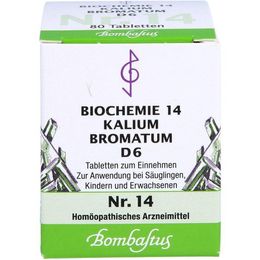 Bombastus Biochemie 14 Kalium bromatum D 6 Tabletten 80 St