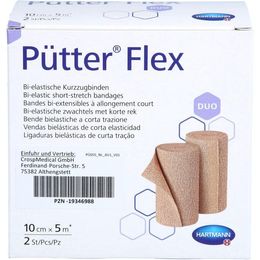 P&uuml;tter Flex Duo Binde 10 cmx5 m 2 St